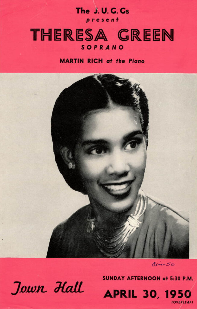 Celebrating Black History: Theresa Green Coleman (Voice '50) - Curtis ...